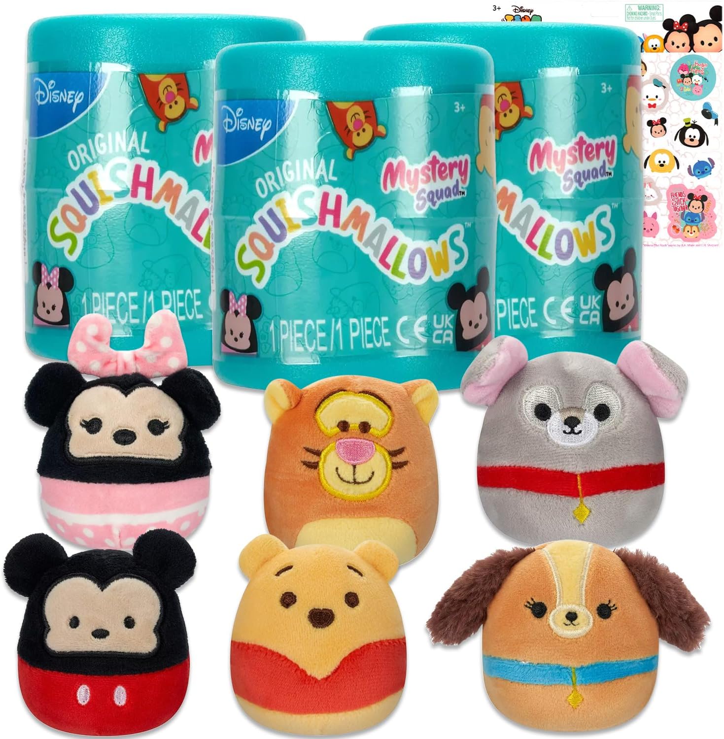 Amazon.com: Disney Micromallows Mystery Squad Set - Bundle with 3 ...