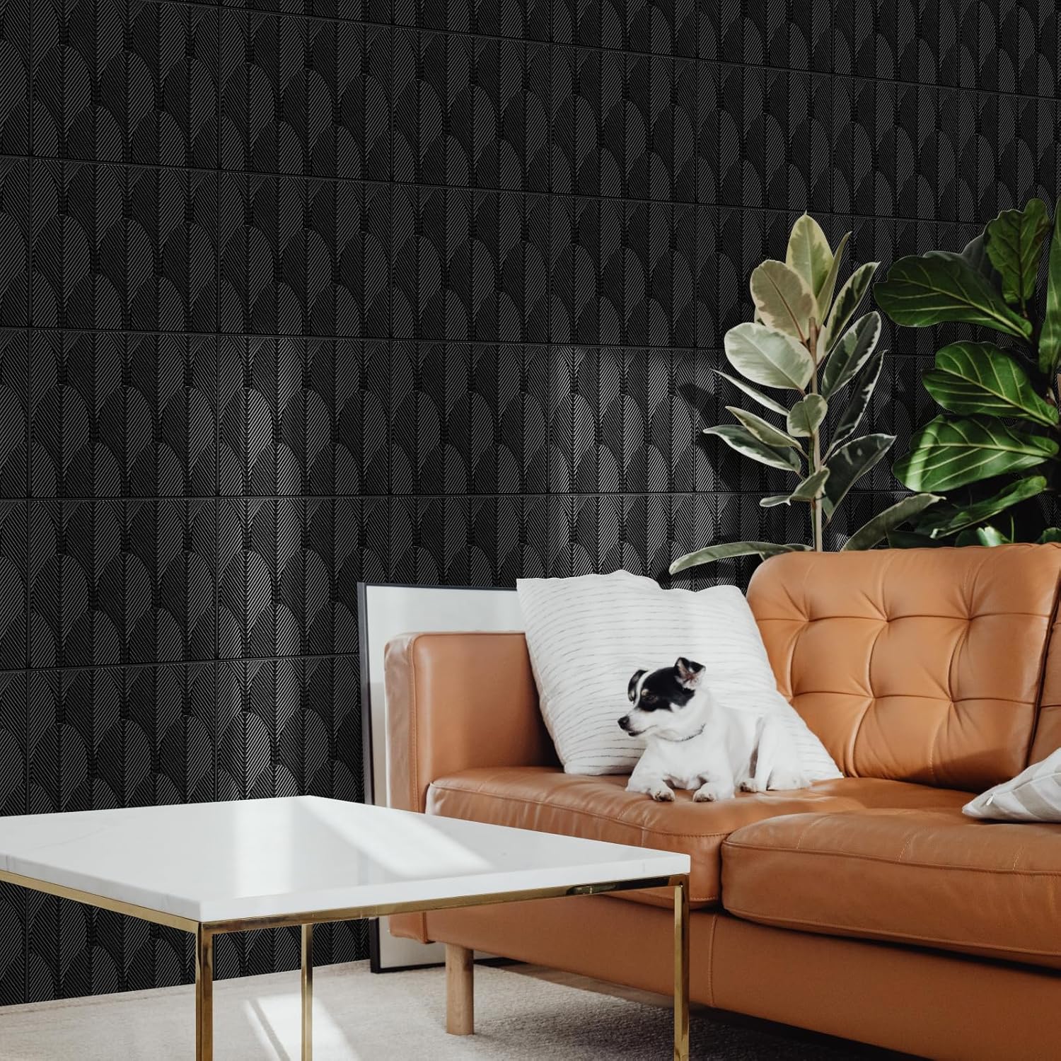 STICKGOO 33 Pack Black 3D Wall Panels, PVC 3D Wall Panels, Decorative ...