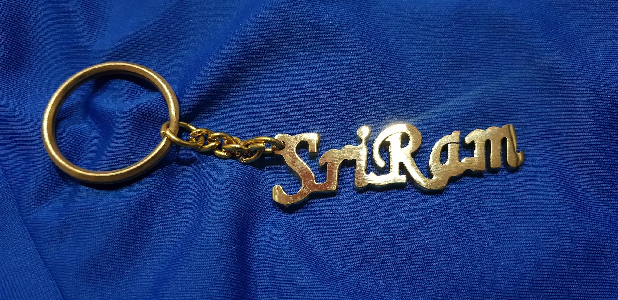 Sajal Personalized Keychain With Your Own Name Or Any Name Handcarved ...