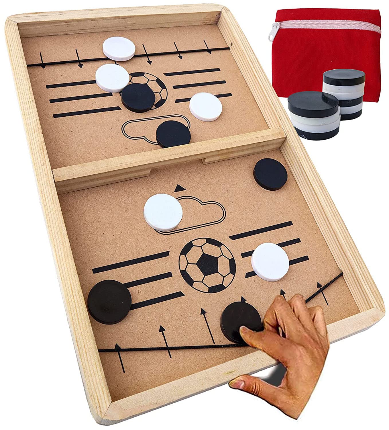 Buy Amisha Gift Gallery Board Games for Kids String Hockey Table Board ...