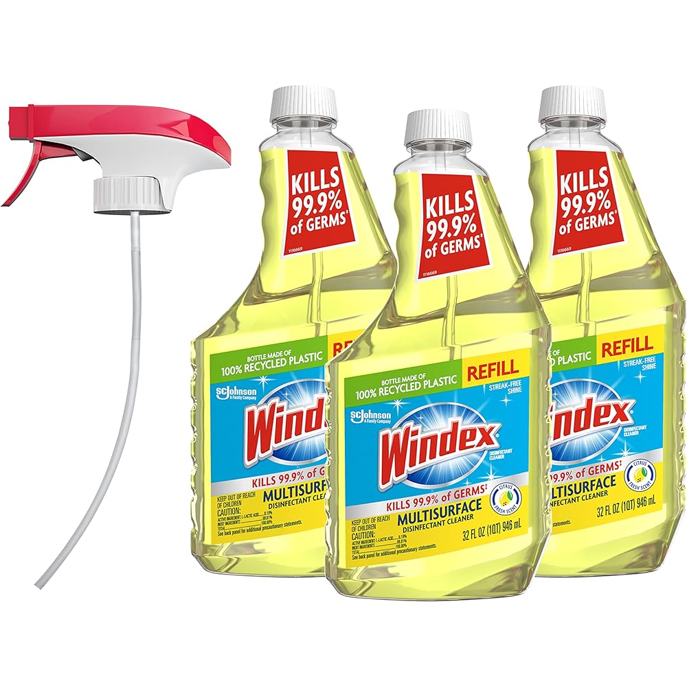 $3/mo - Finance Windex Refill Multipurpose Disinfectant Cleaner Spray ...