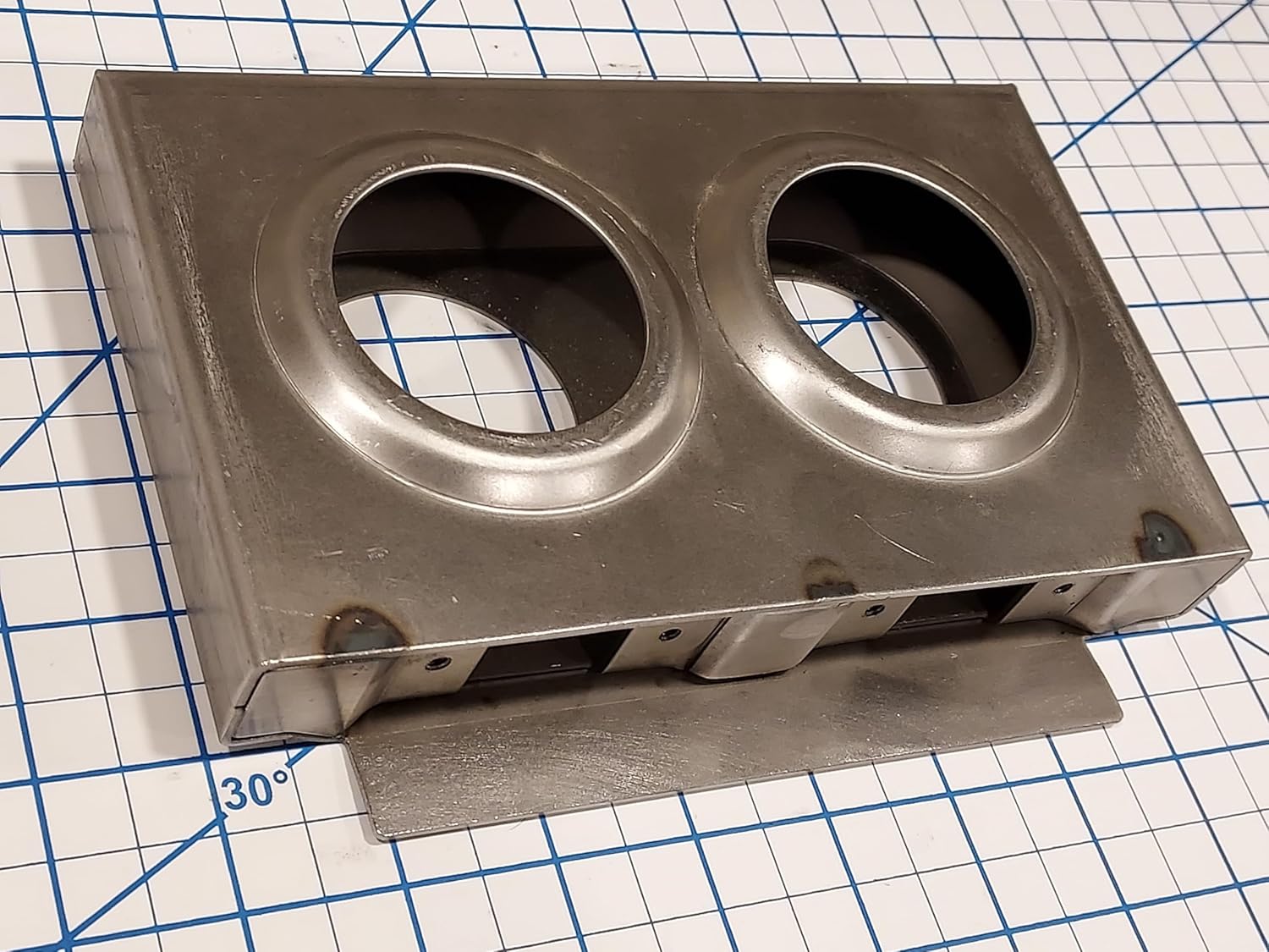 Amazon.com: WELDANDFABSHOP Gate Lockbox Double Hole Weldable Steel 7 3/ ...