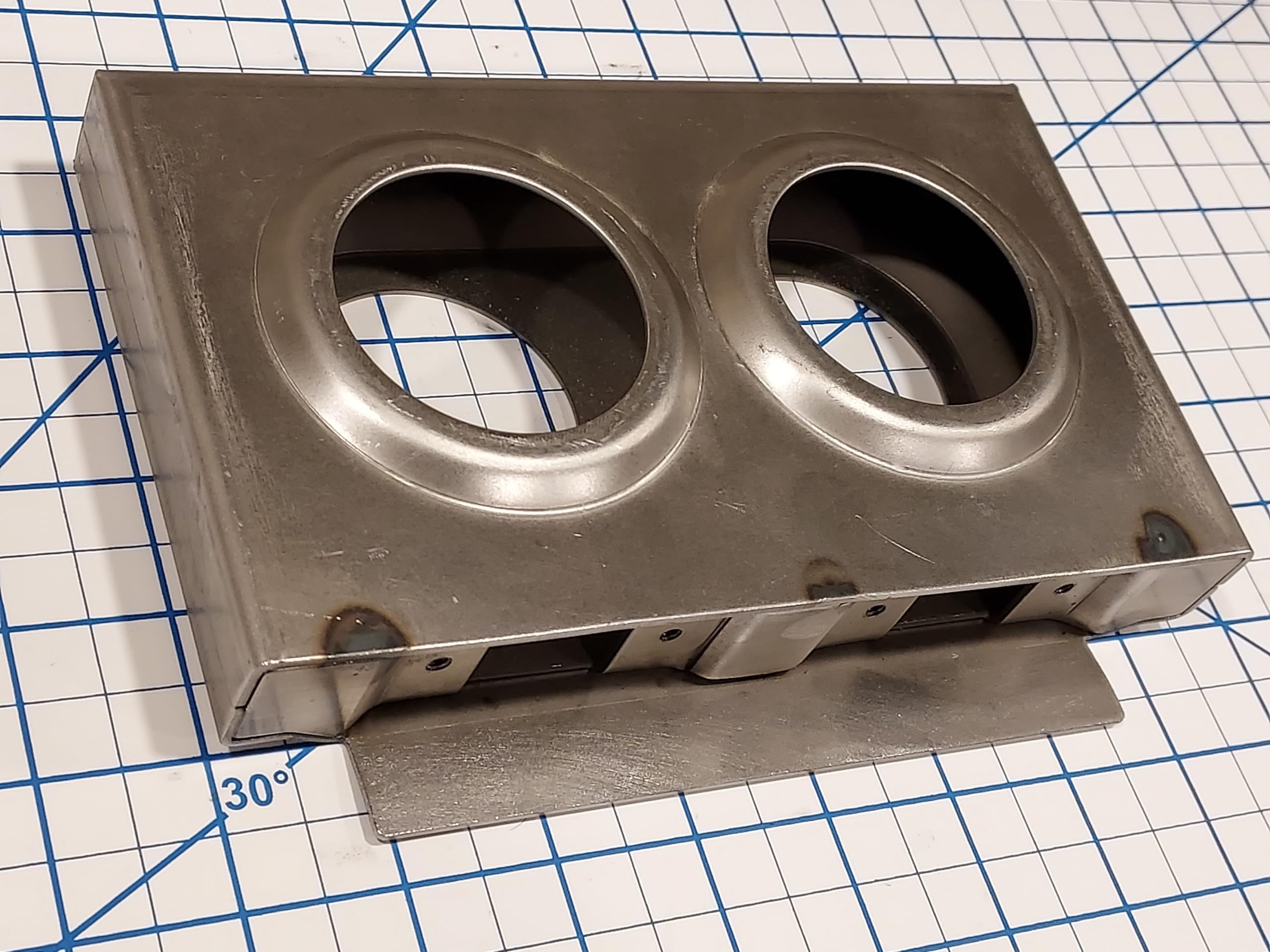 Amazon.com: WELDANDFABSHOP Gate Lockbox Double Hole Weldable Steel 7 3/ ...