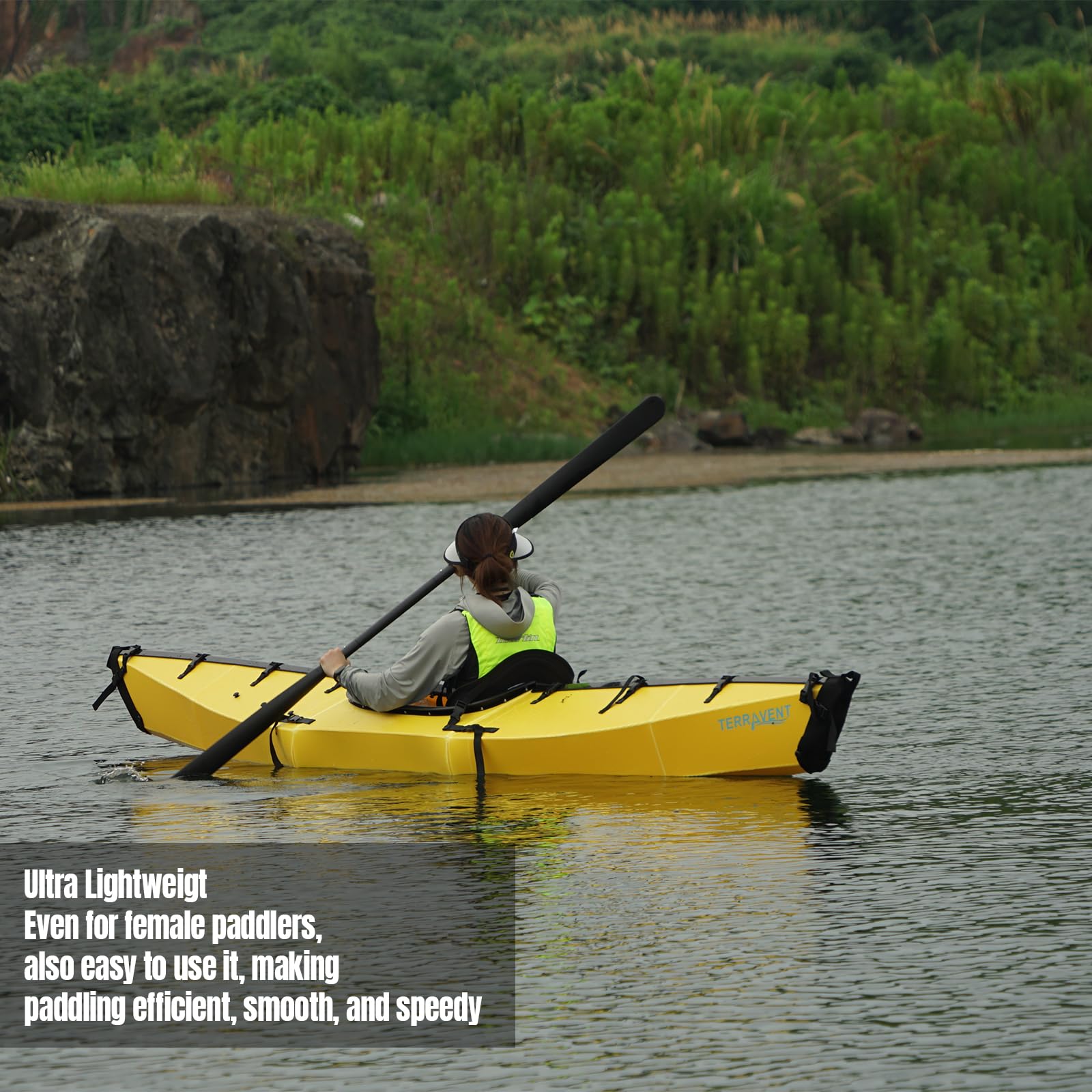 Snapklik.com : WONITAGO Kayak Paddle 20 Oz Ultra Lightweigt Greenland ...