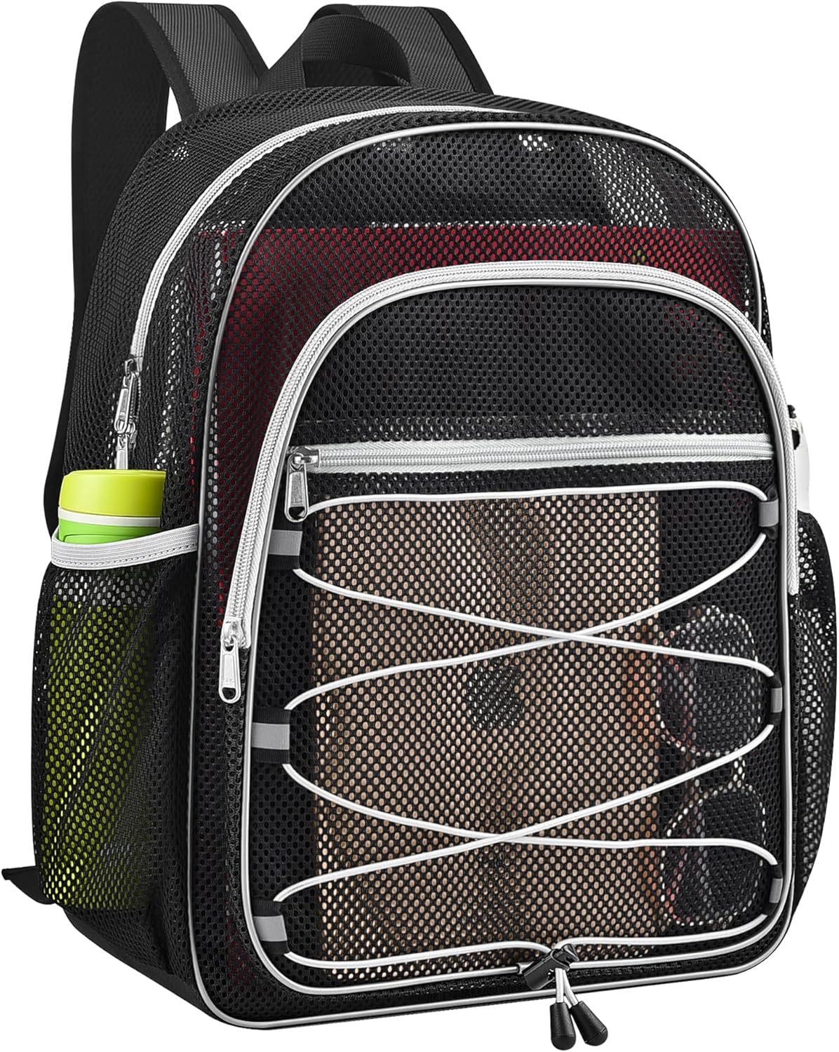 Amazon.com: Paxiland Mesh Backpack for Beach with Inner Compartment ...