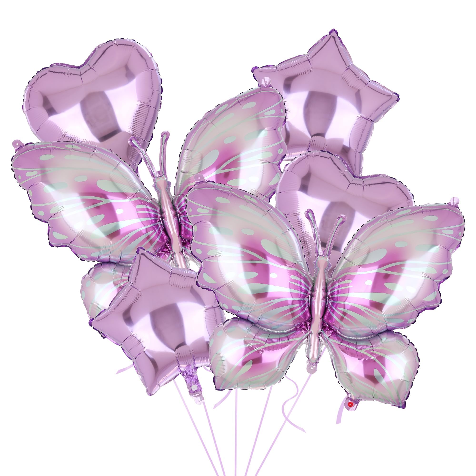 Amazon.com: Purple Butterfly Balloons Fairy Garden Butterfly Themed ...