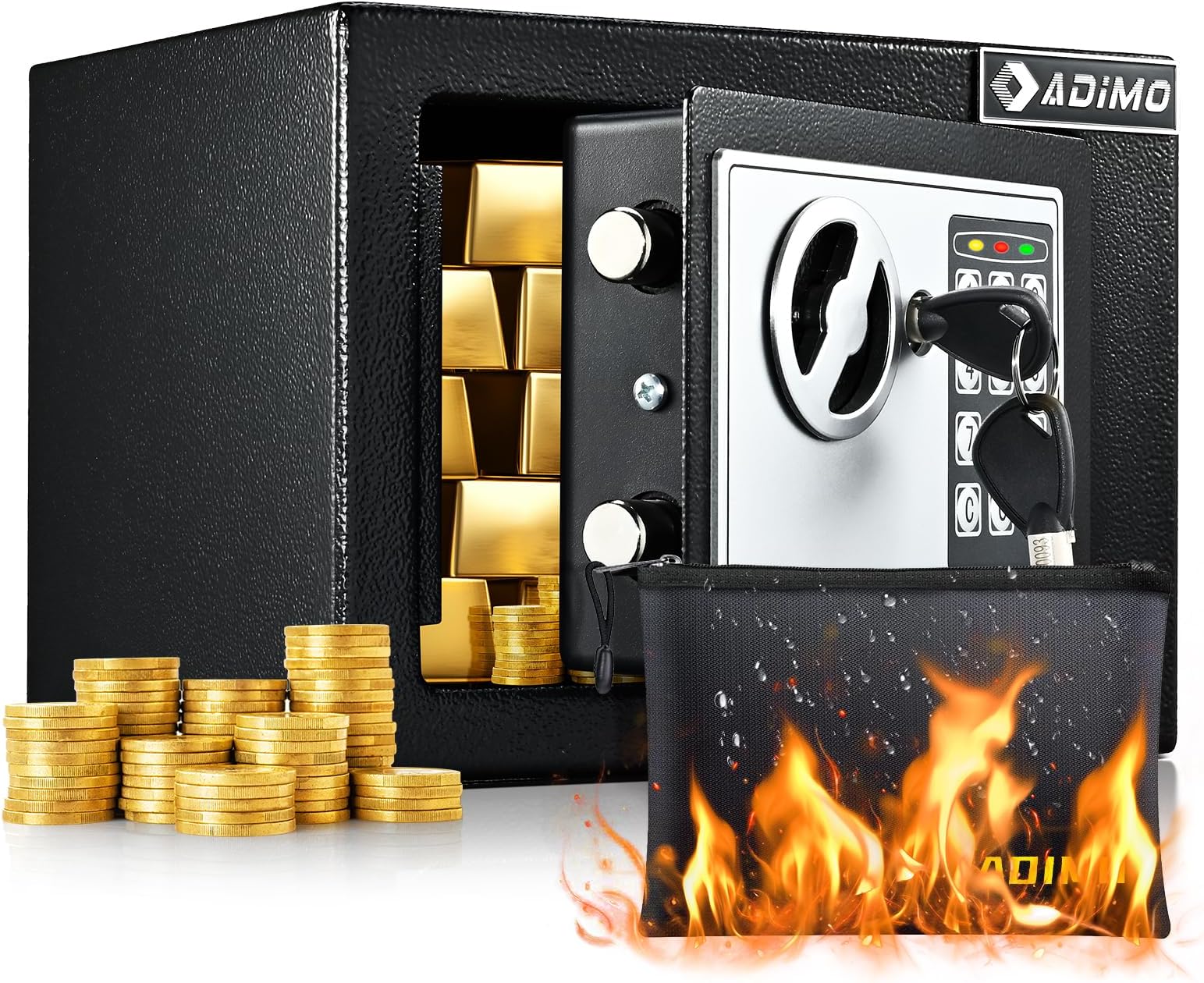 Amazon.com: Digital Safe - Electronic Steel Safe with Keypad and Manual ...