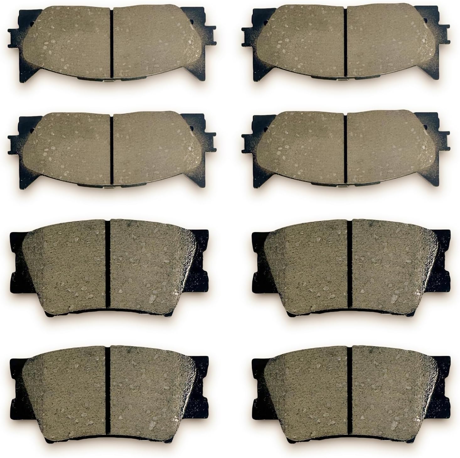 Amazon.com: ALADICHE Ceramic Front Rear Brake Pads Compatible with 2013 ...