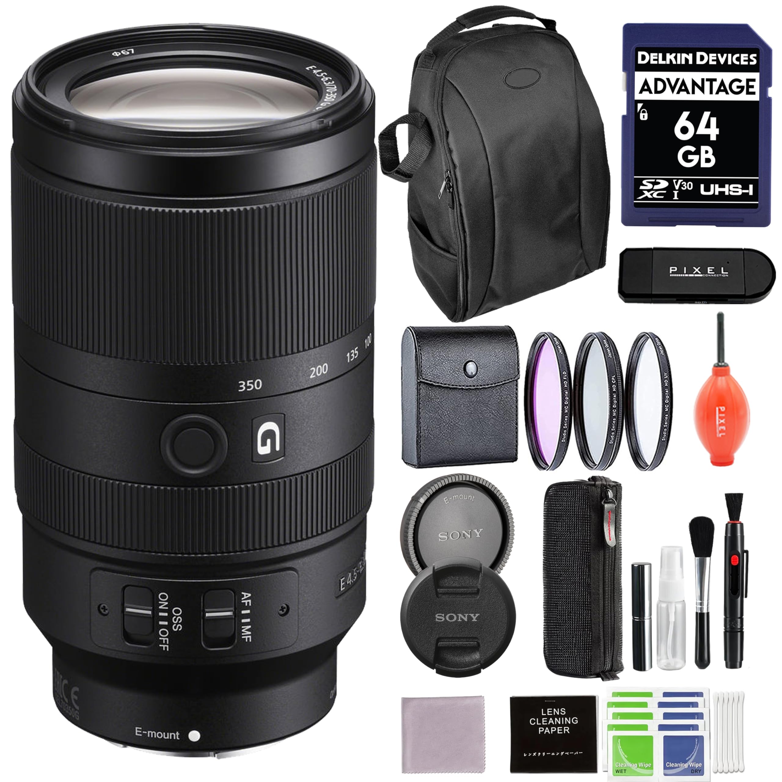 Amazon.com : Sony Alpha 70-350mm F4.5-6.3 G OSS Super-Telephoto APS-C ...