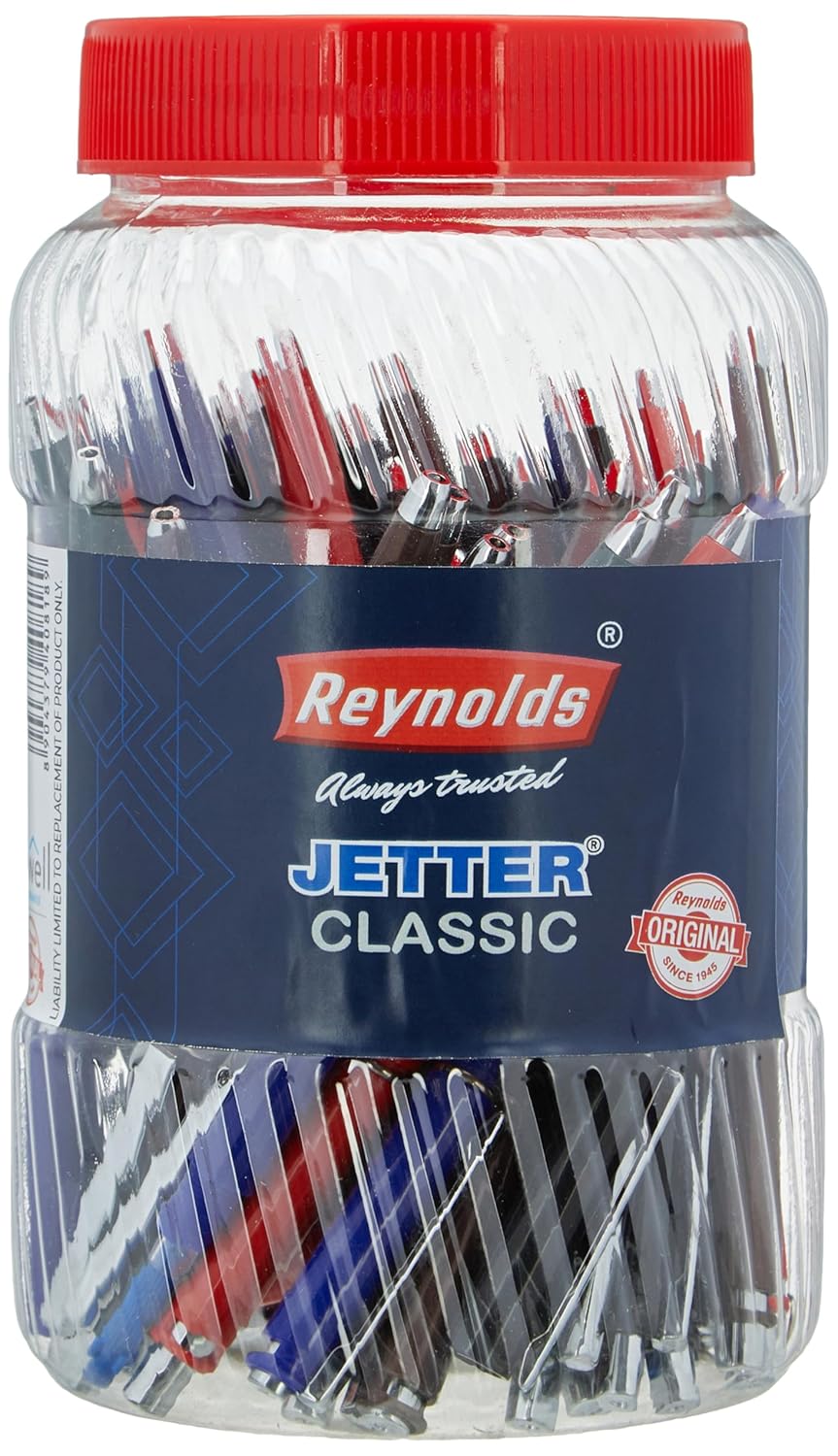 Reynolds JETTER CLASSIC 40 PENS BLUE| MULTI BODY COLOR BALL PEN WITH ...
