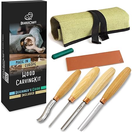 Amazon.com: BeaverCraft LS5P1 Wood Carving Strop Wood Carving Gouge ...