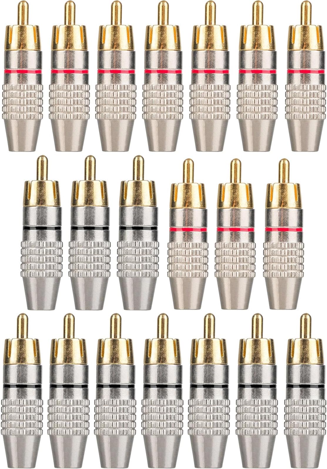 Amazon.com: exgoofit RCA Panel Mount Female Audio Terminal Jack Socket ...