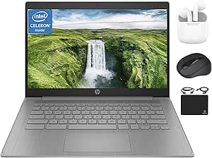 Amazon.com: HP Chromebook Thin Laptop Student Business 2024, pantalla HD de 14 pulgadas ...