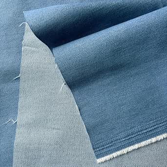 Amazon.com: 5-Yard 8 oz Breeze Blue Denim Fabric for Sewing, Crafting ...