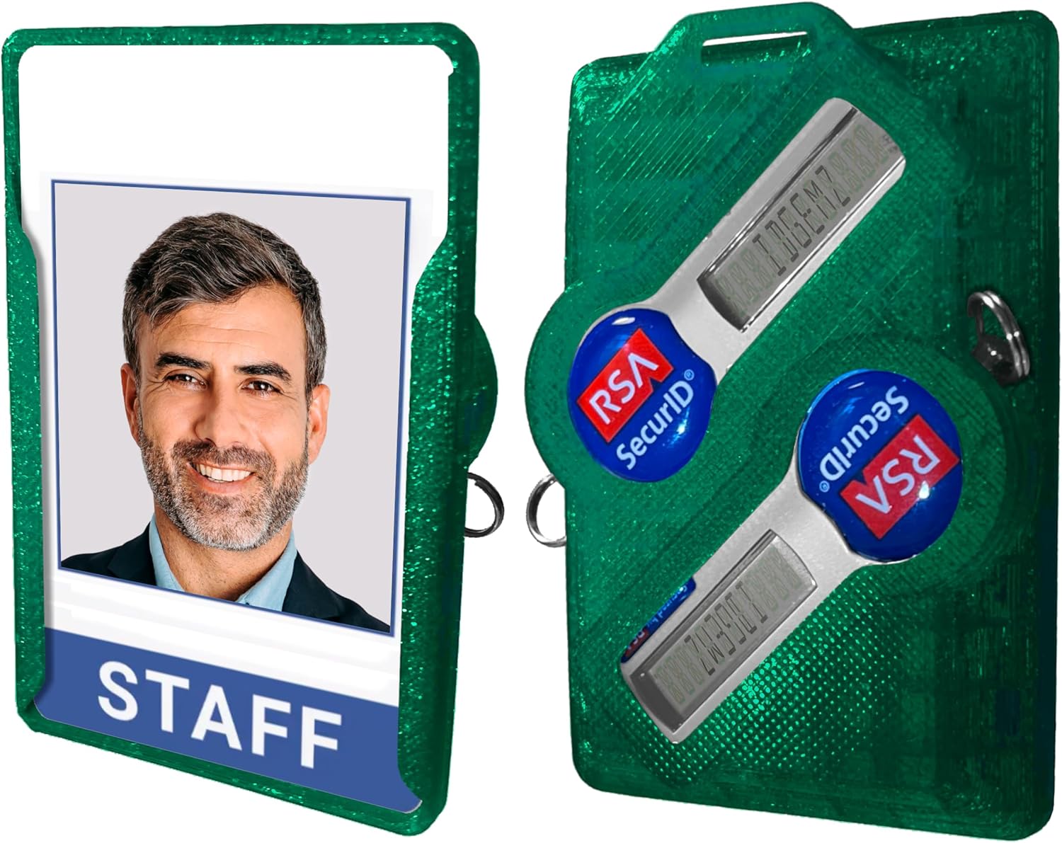 Amazon.com : Unbreakable Badge Holder for Double RSA SecurID Tokens ...