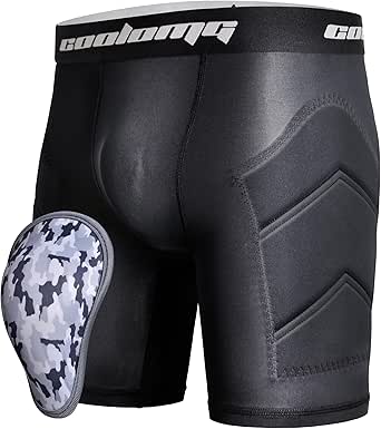 Amazon.com: COOLOMG Youth Boys Baseball Sliding Shorts with Soft ...