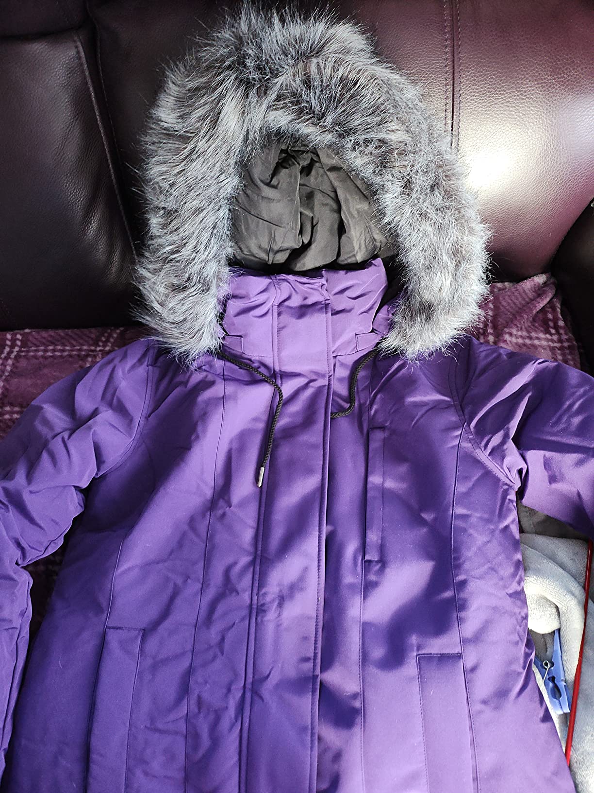 CHIN·MOON Women's Warm Puffer Jacket Waterproof Quilted Winter Coat ...