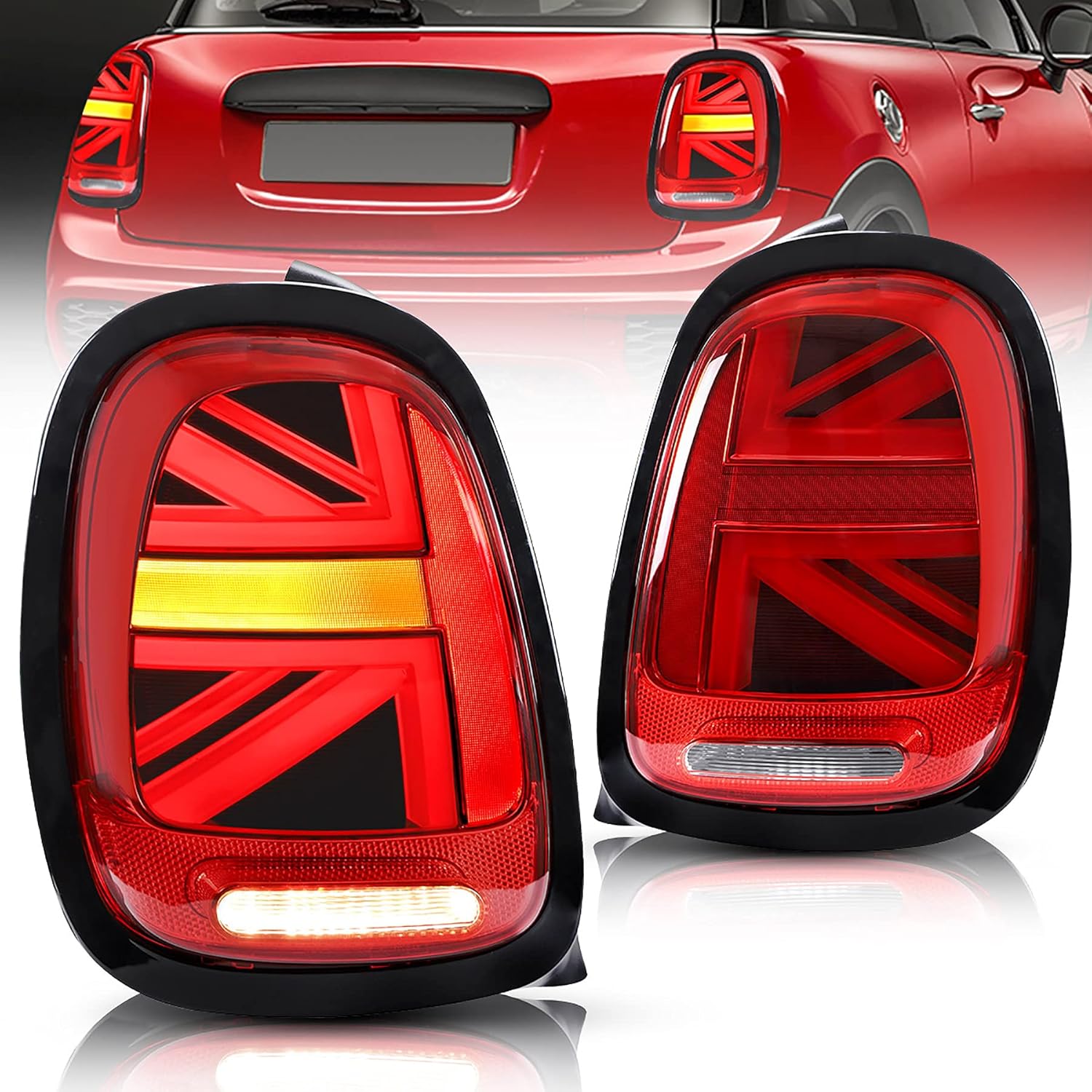 Amazon.com: VLAND LED Tail Lights Compatible with BMW Mini Cooper F55 ...