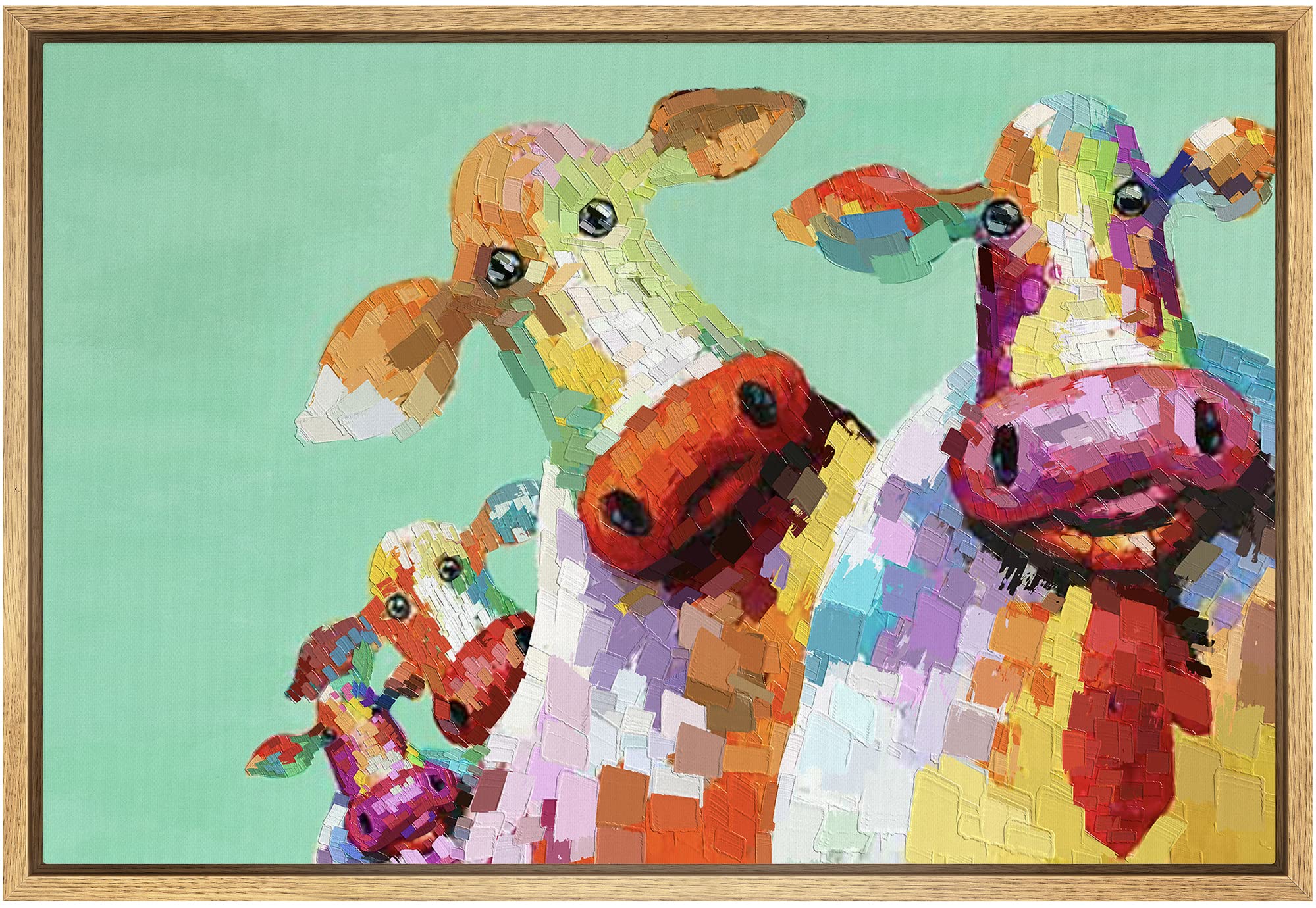 Abstract Cow Painting