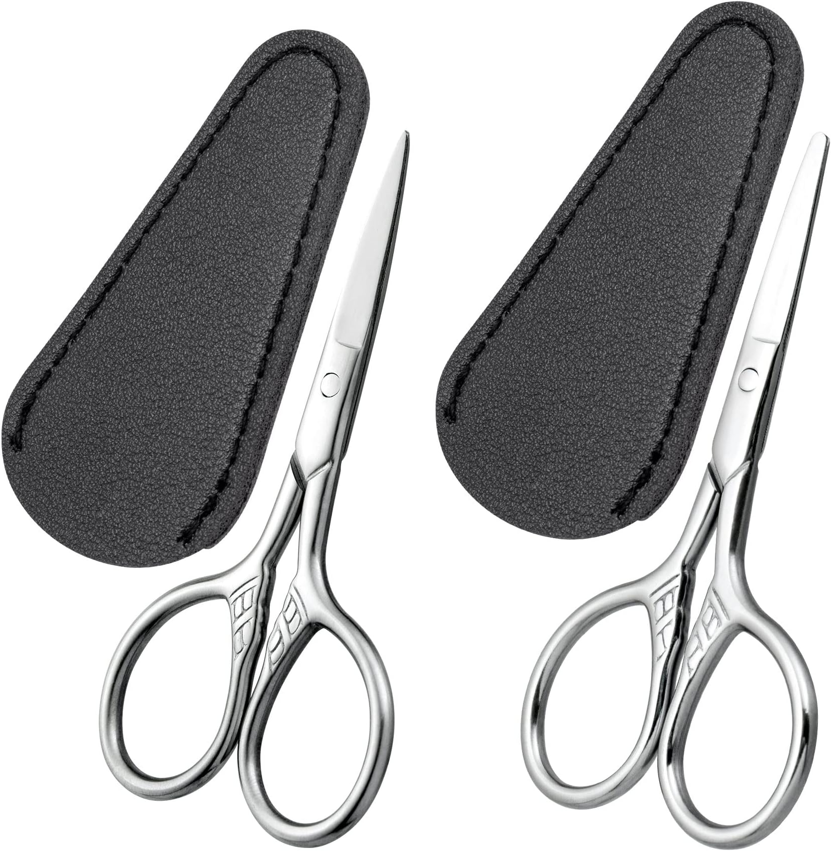 Amazon.com: Kootinn Small Facial Hair Scissors, Stainless steel ...