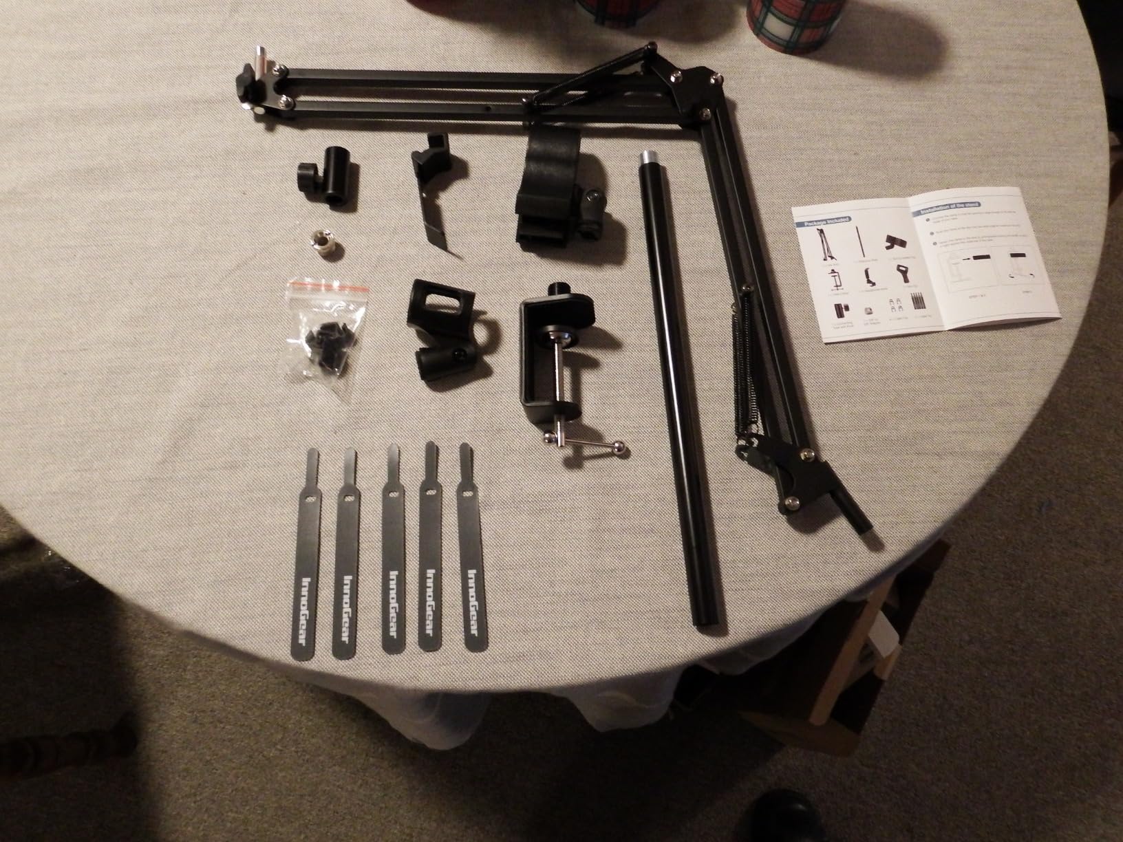 $7/mo - Finance InnoGear Desk Mic Stand, Overhead Mic Boom Arm ...