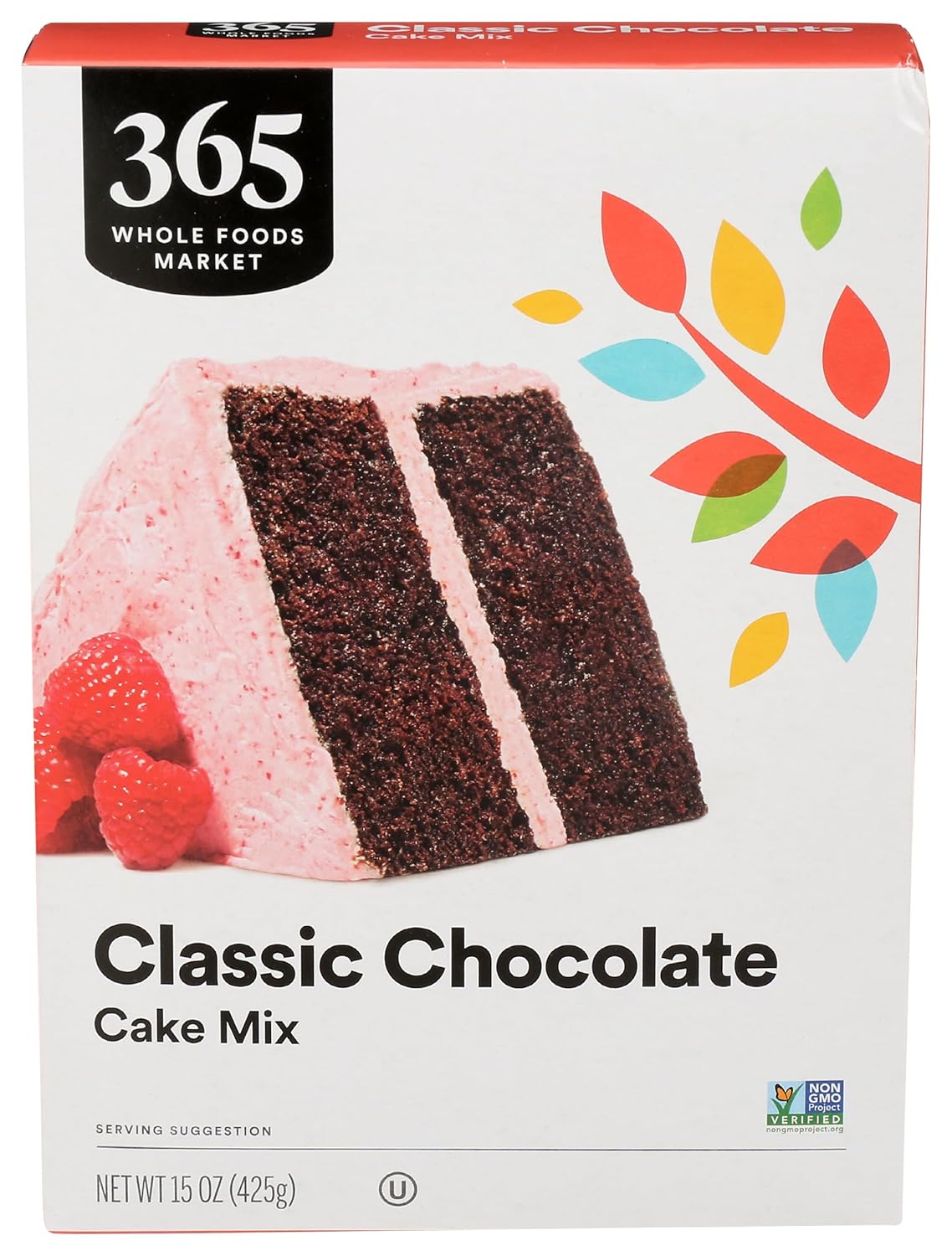 Amazon.com : 365 by Whole Foods Market, Classic Chocolate Cake Mix, 15 ...