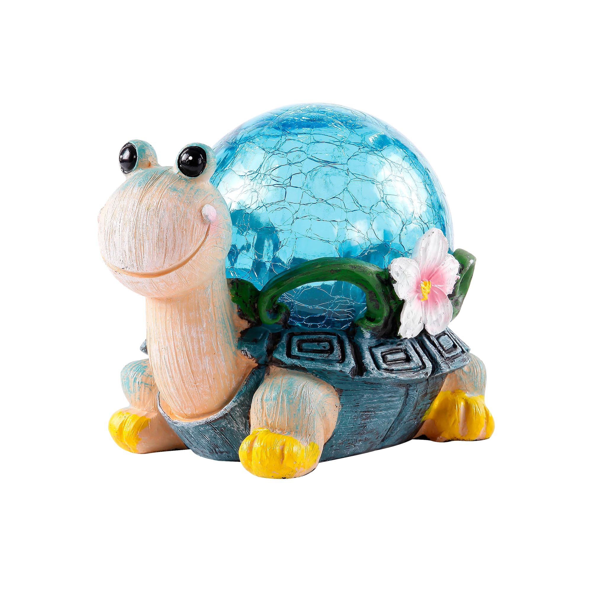 Amazon.com: XURLEQ Solar Outdoor Decor Light, Crystal Ball Turtle ...