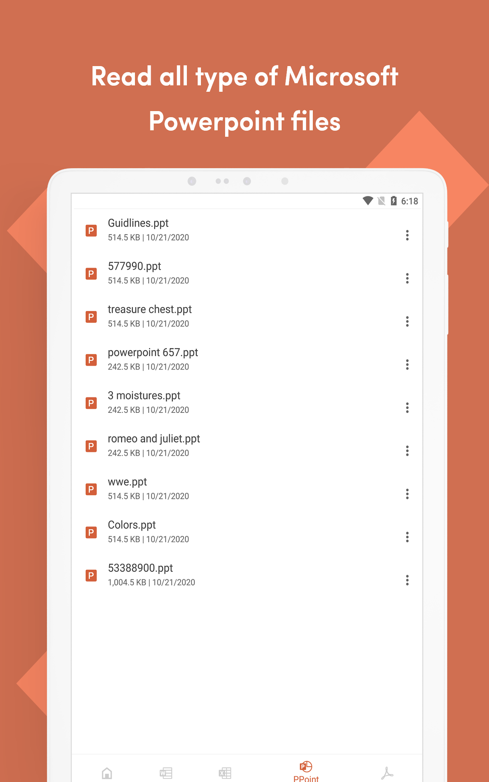 Office Reader - Word, Excel, PowerPoint & PDF - App on Amazon Appstore