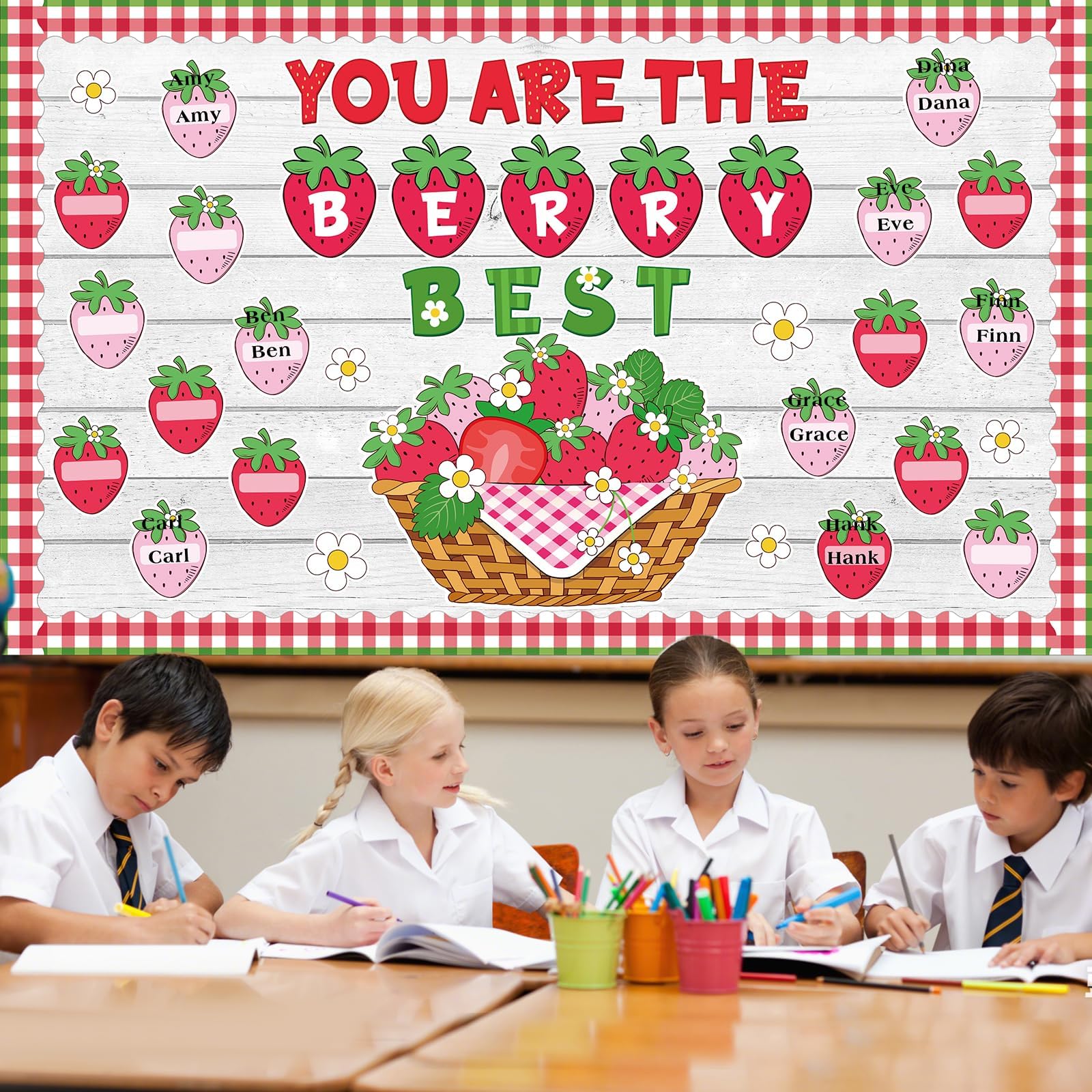 Strawberry Bulletin Board Decorations Strawberry Bulletin Board, Berry ...
