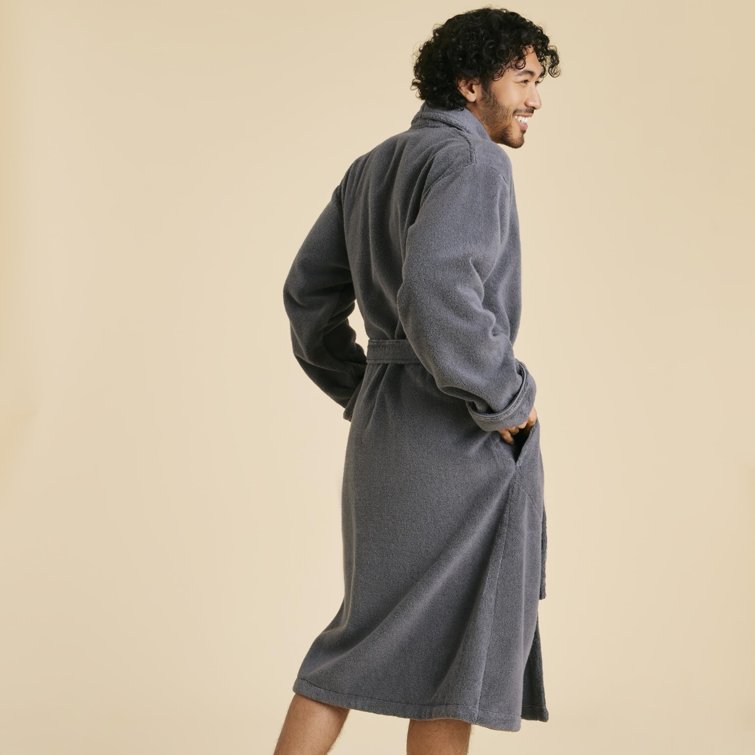 Snapklik.com : Brooklinen Super-Plush Unisex Robe - 100% Cotton