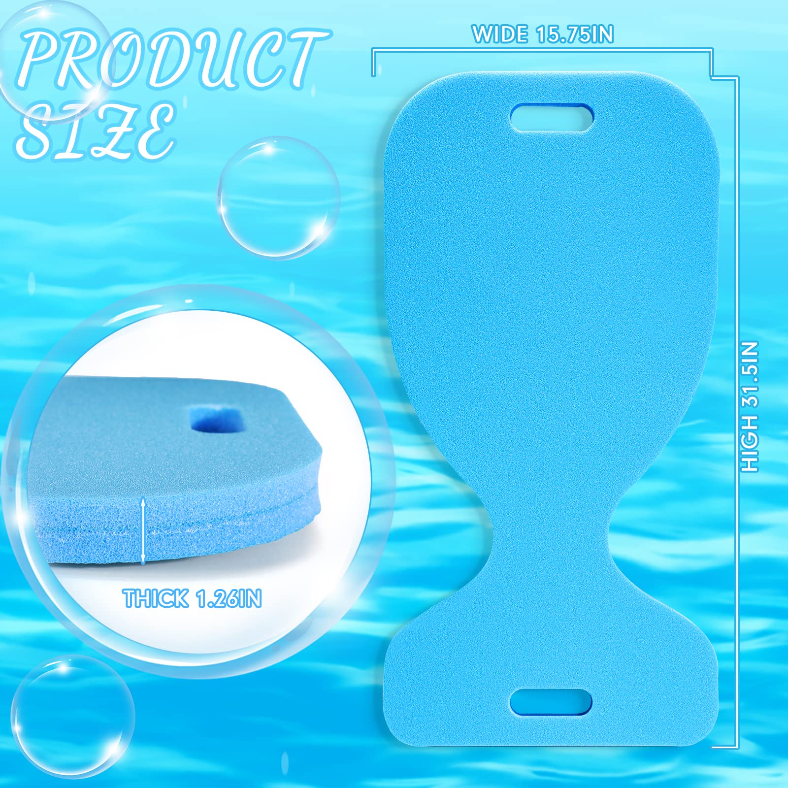 Snapklik.com : Talltalk 6 Pcs Saddle Water Seats Saddle Float Chair ...