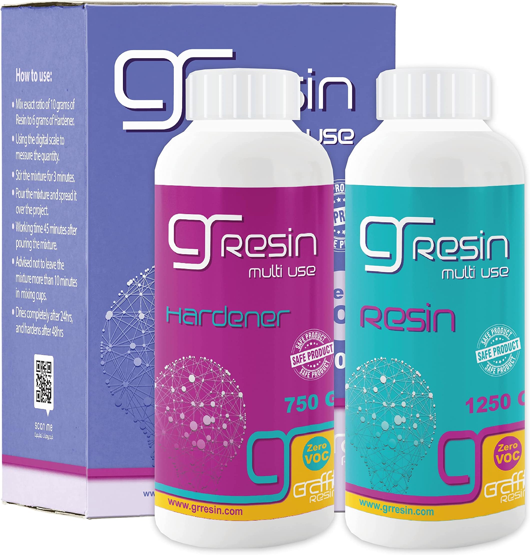 Graffiti Resin Multi Use (2kg) : Amazon.ae: Arts & Crafts