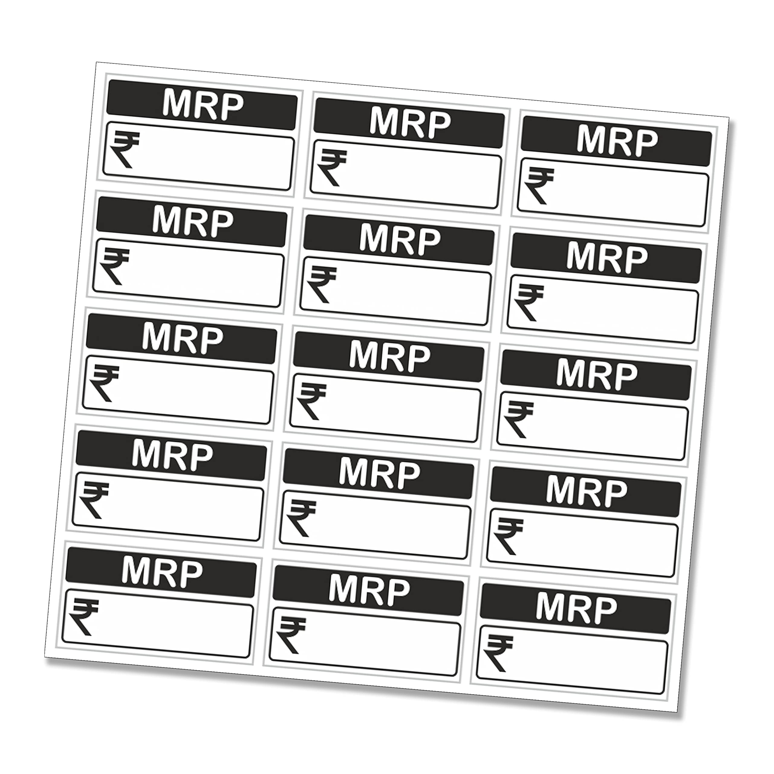 PG Creations MRP Stickers for General Use, Small Size 37x20 mm Paper ...