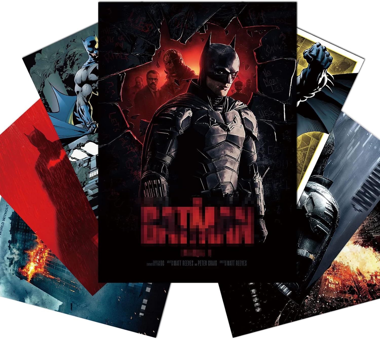 Amazon.com: SUUIM Poster for The B1atman Poster, Modern Decoration ...