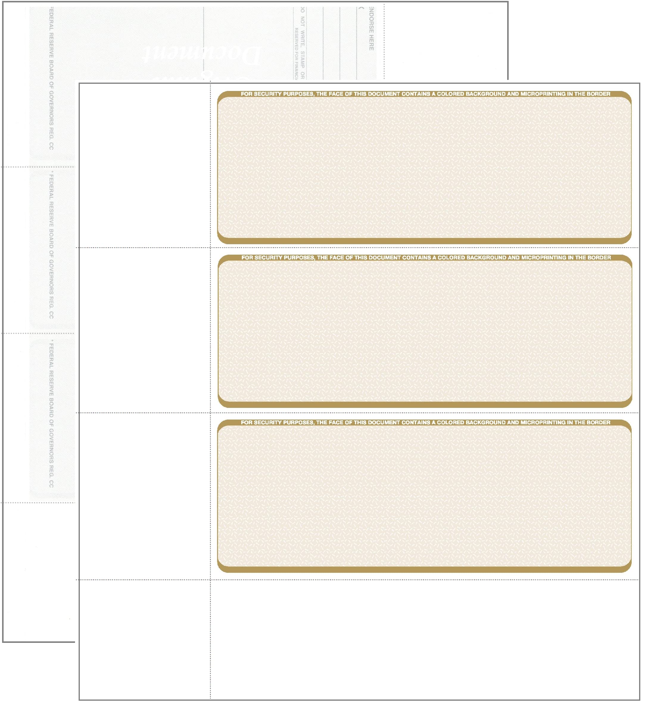 Snapklik.com : Computer Check Paper - Blank Personal Wallet Checks 3 On ...
