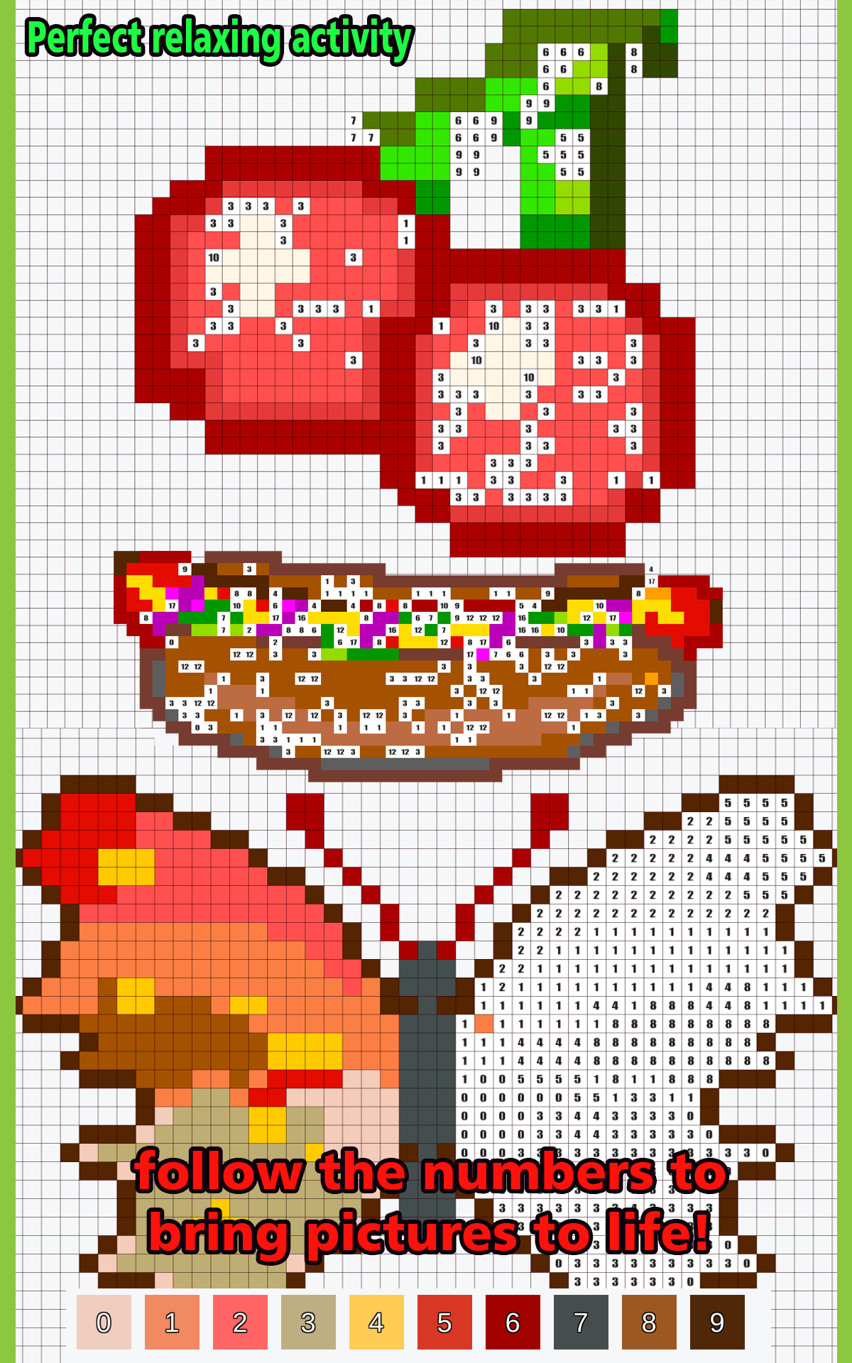 Coloring ColorPixNu Pixel Art Coloring by Number - App on Amazon Appstore