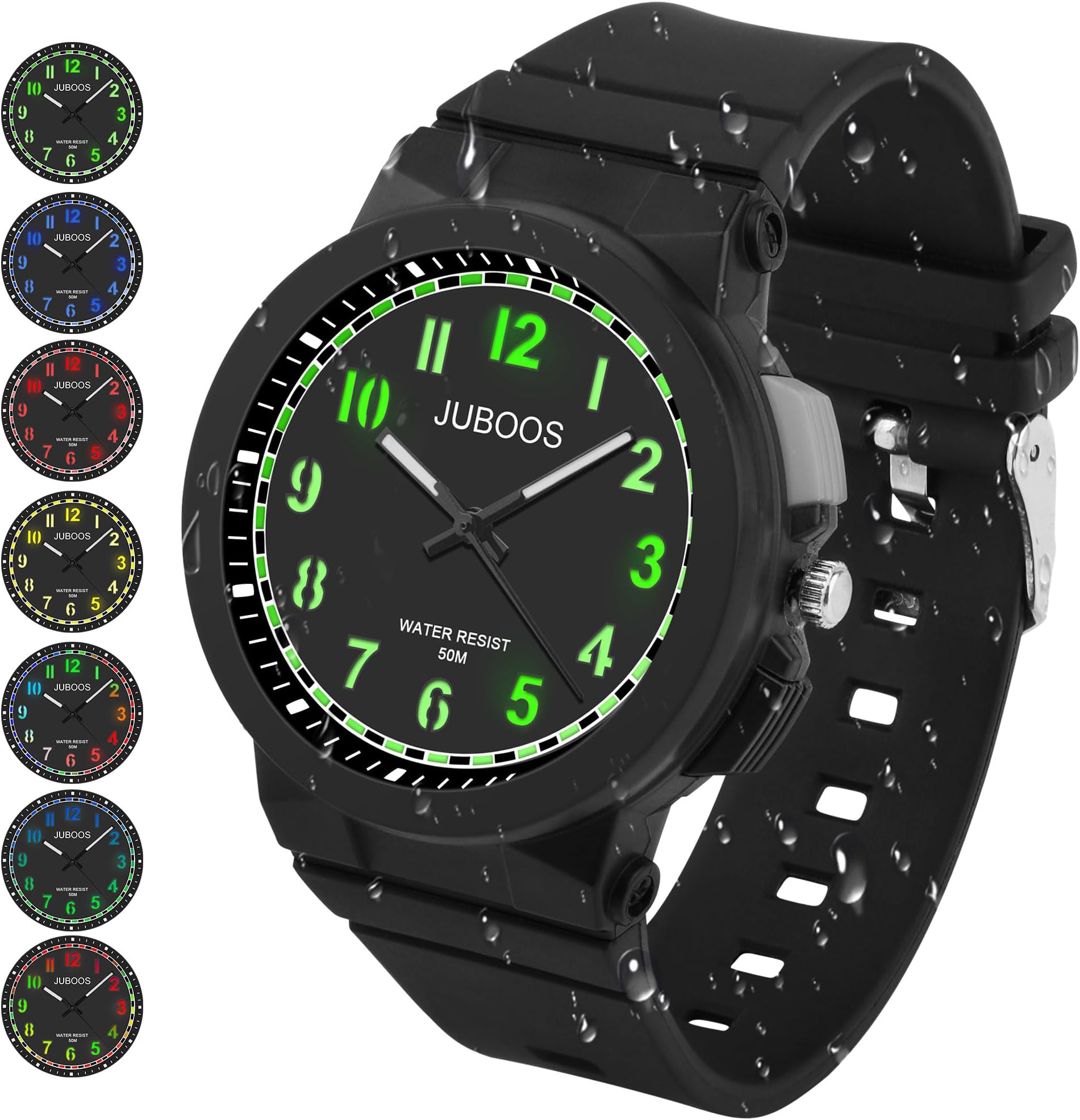 Juboos Armbanduhr Kinder,Kinderuhr Jungen Mädchen Analog Quartz Uhr mit ...