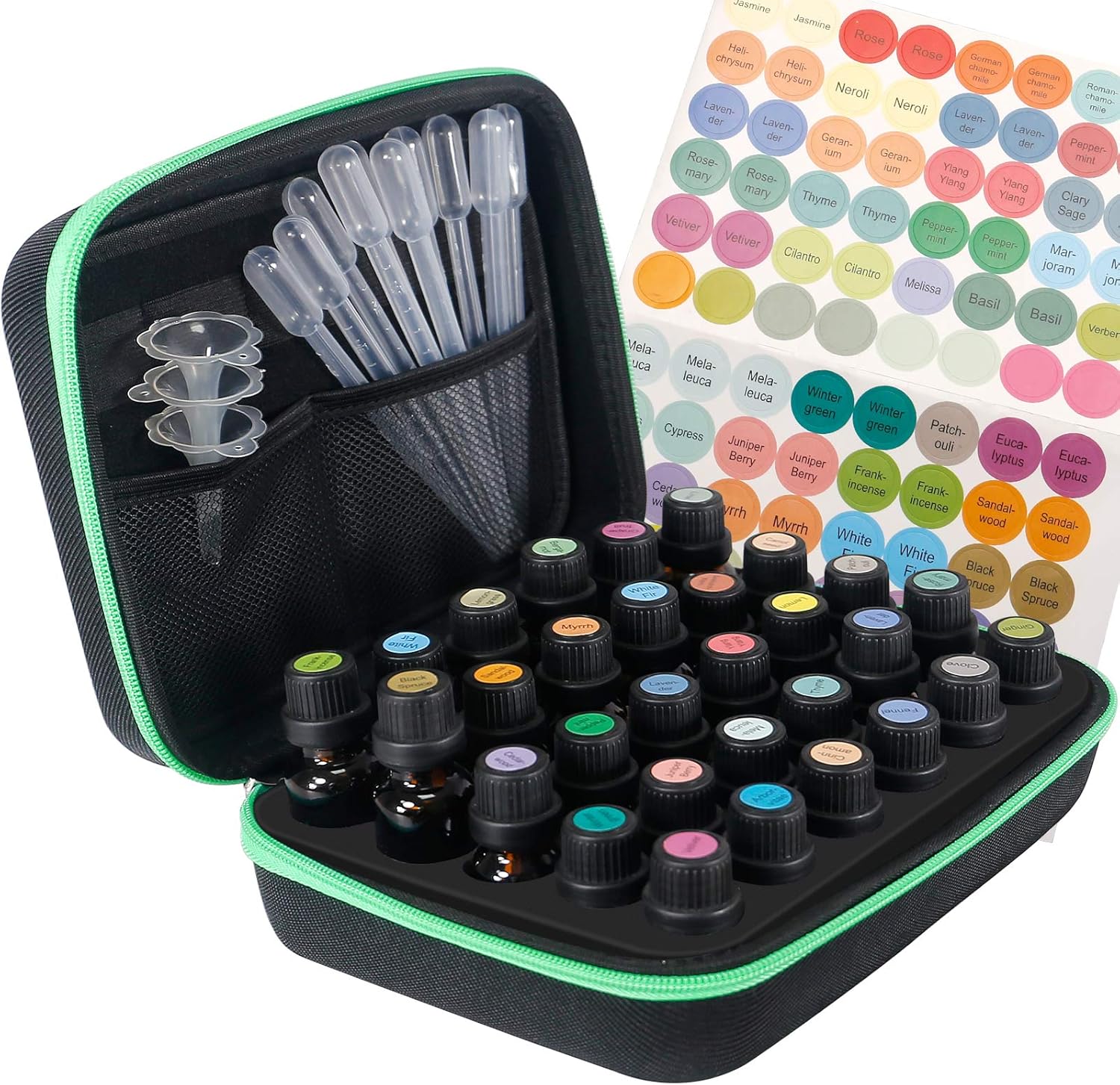 Amazon.com: Essential Oil Storage, Essential Oil Case for 30 Bottles 15 ...