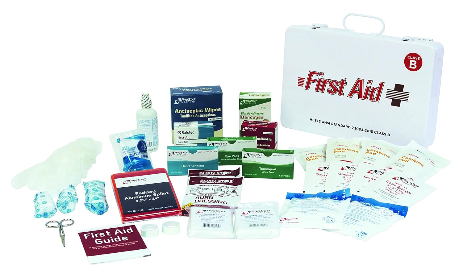 Amazon.com: ProStat First Aid 1890 50 Person Class B First Aid Kit in ...