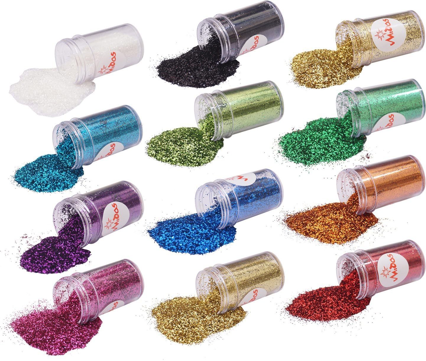 Midas Sparkle Cosmetic Glitter Powder - A Sparkling Mix of fine Glitter ...