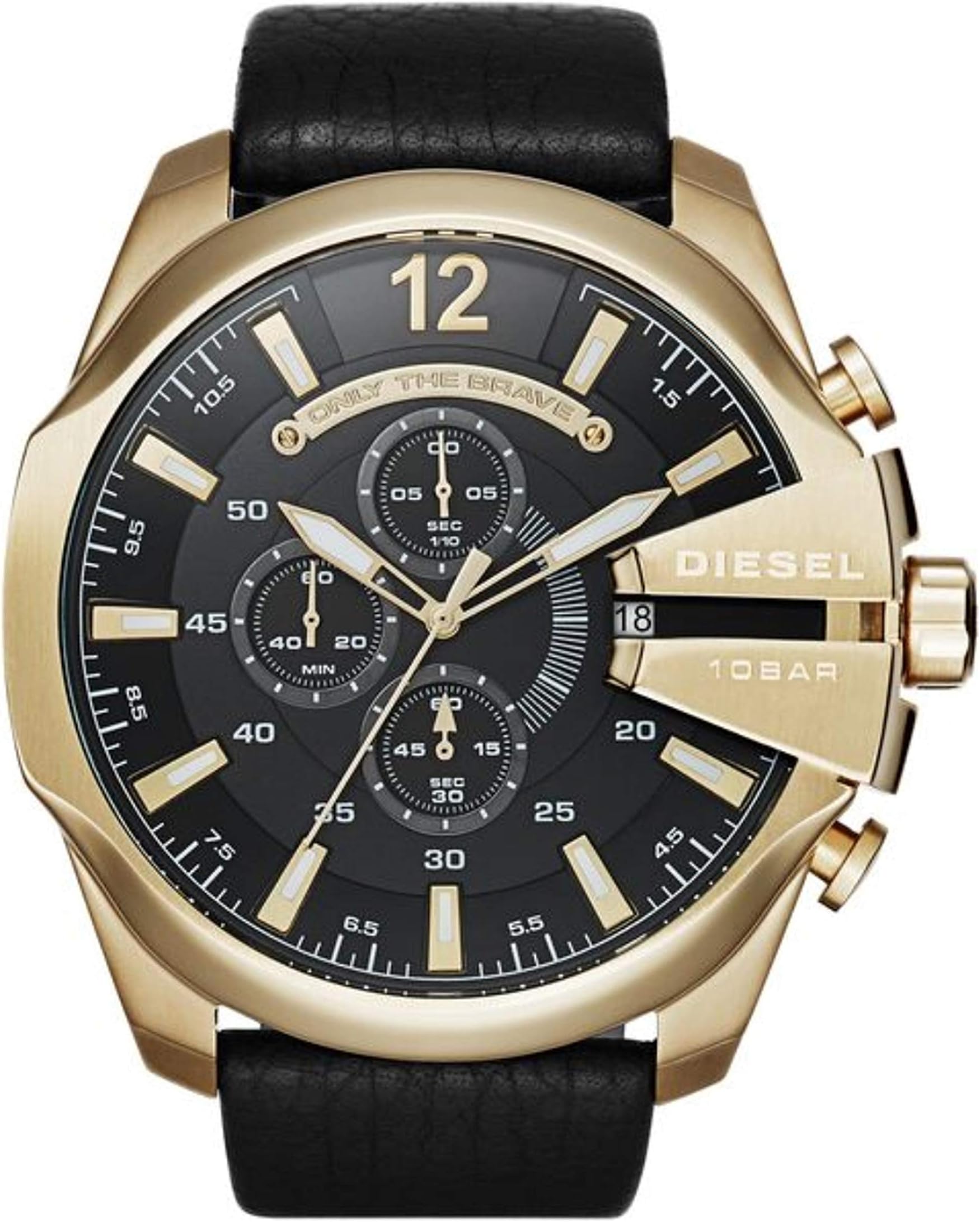 Diesel Mens Quartz Watch, Analog Display and Stainless Steel Strap ...