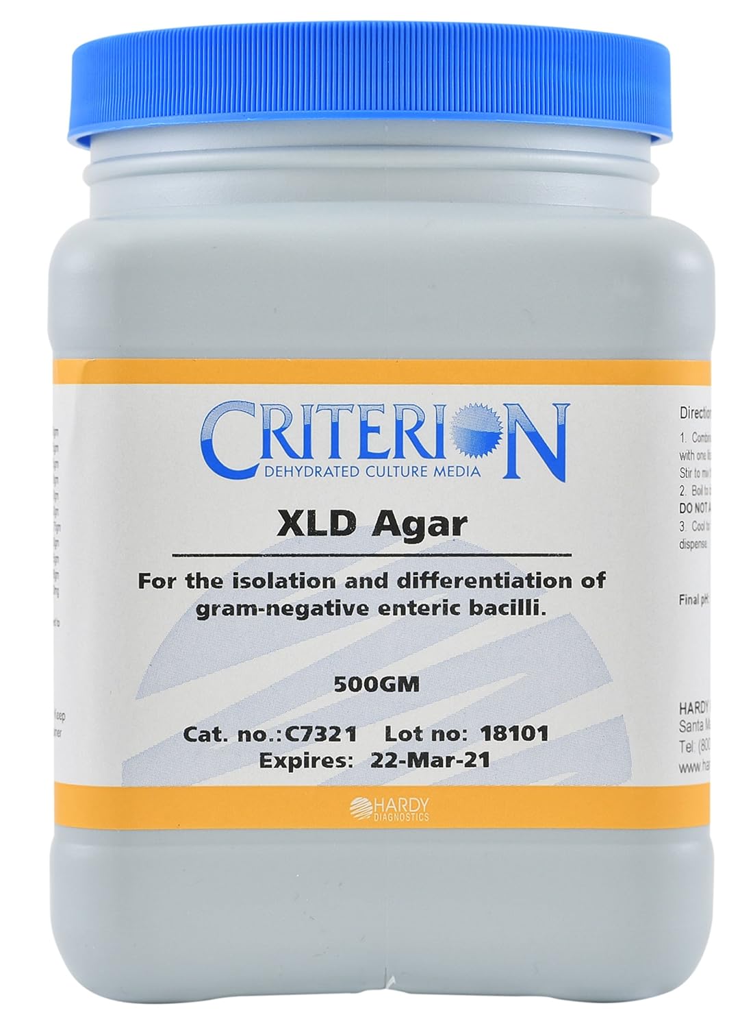 XLD Agar, Dehydrated Culture Media, 500gm Bottle Philippines | Ubuy