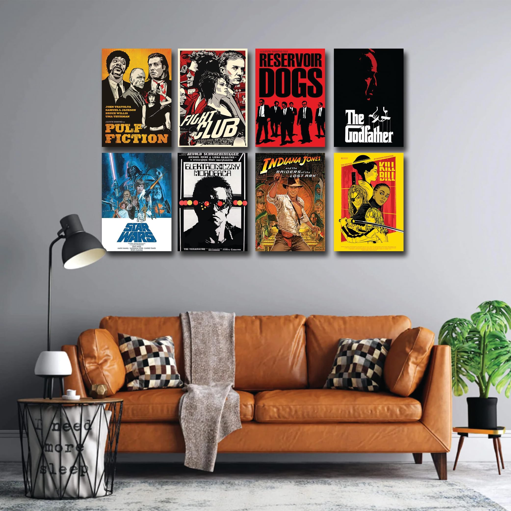 Aroa Set Of 8 Cult Classic Movie Cinema Posters Of All Time Wall ...