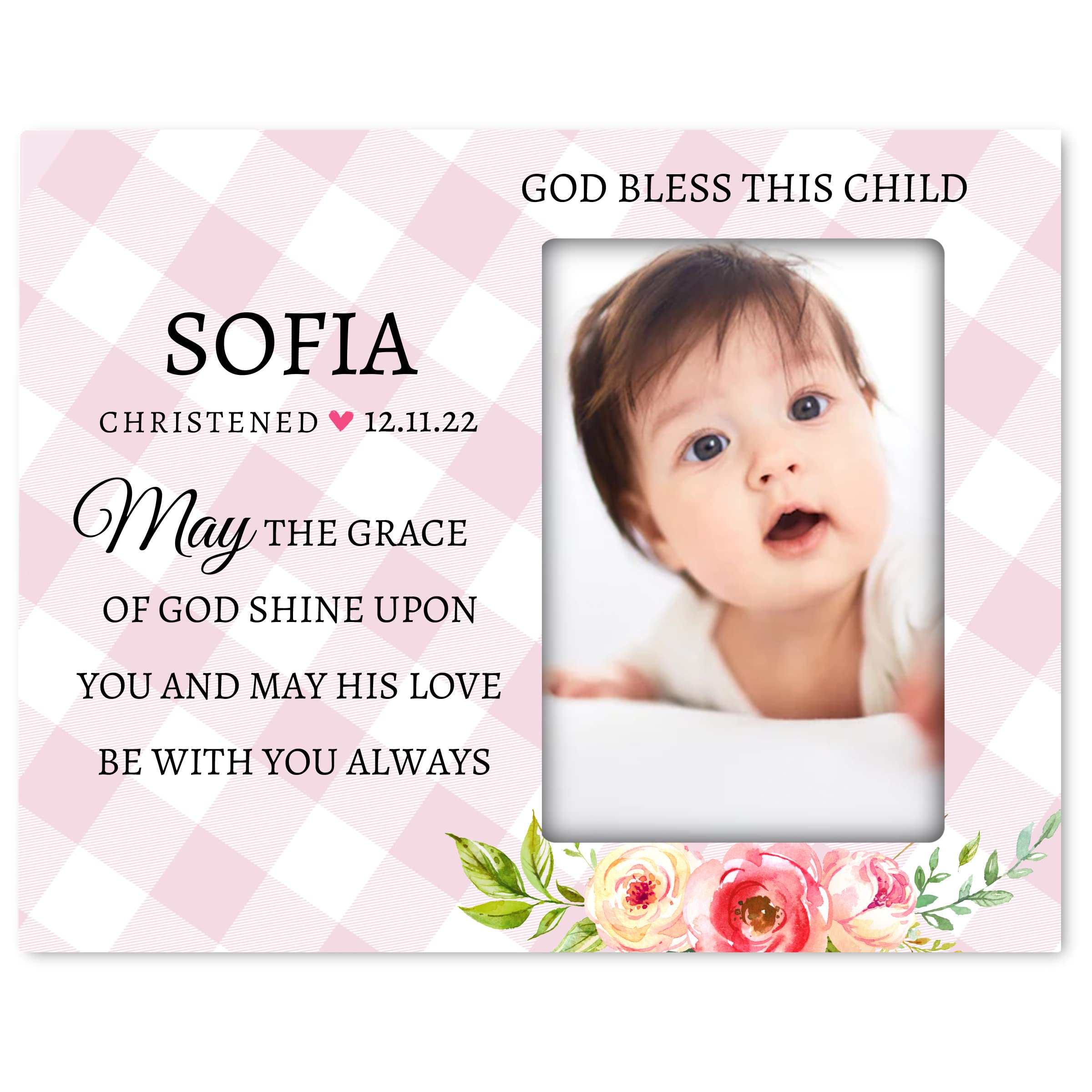Amazon.com - Lifesong Milestones Baptism Christening Picture Frame ...