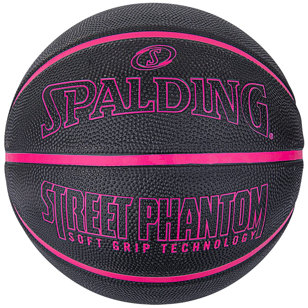 Spalding Basketball Ball Design No. 6 Rubber Phantom Black x Pink for ...