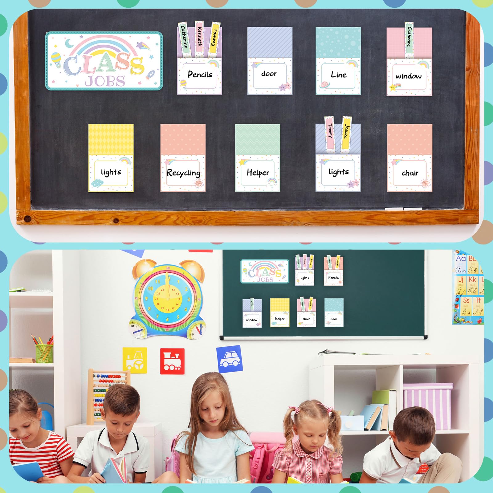 Snapklik.com : Zonon Class Jobs Bulletin Board Colorful Class Jobs ...