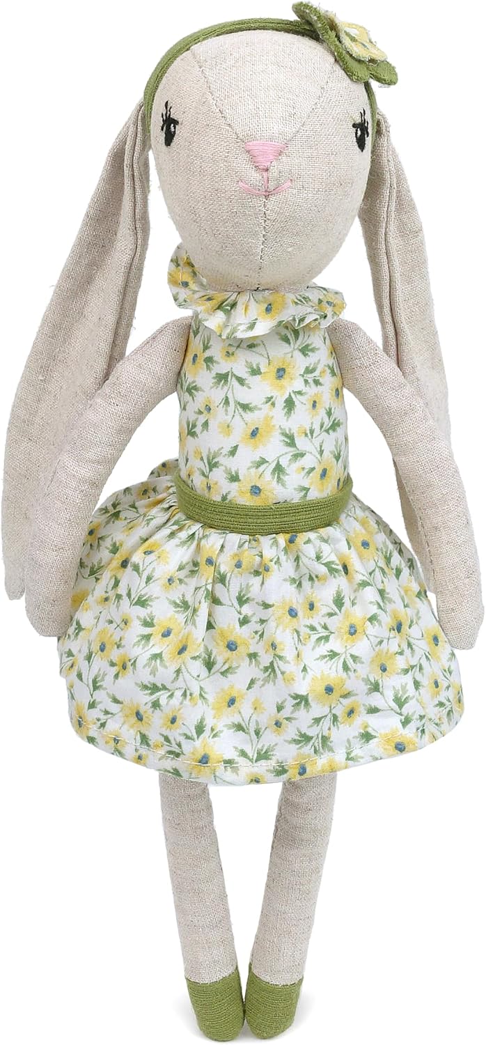 Amazon.com: MON AMI Daisy The Bunny Stuffed Doll - 9", Soft & Cuddly ...