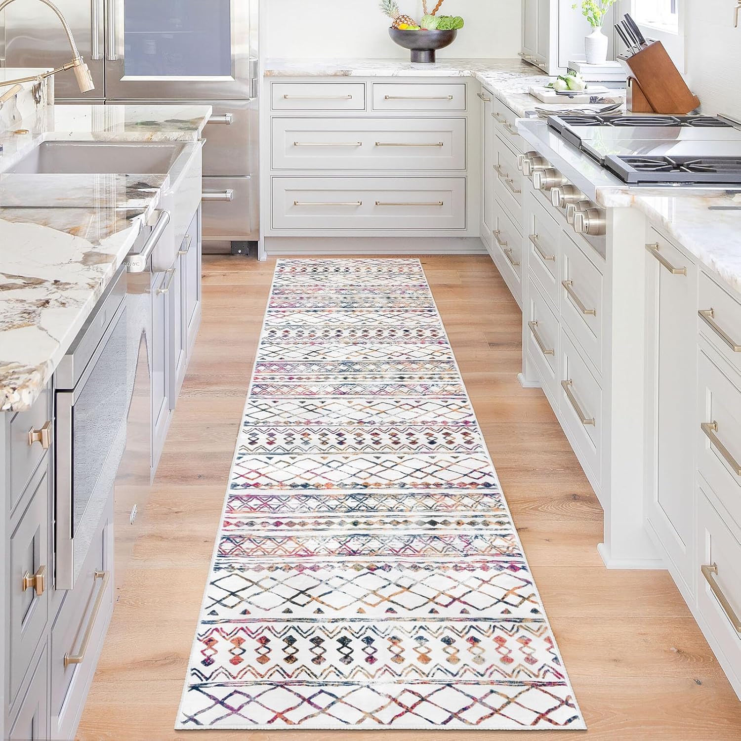 Amazon.com: KUTA Moroccan Washable Runner Rug, 2x8 Non-Slip Vintage ...