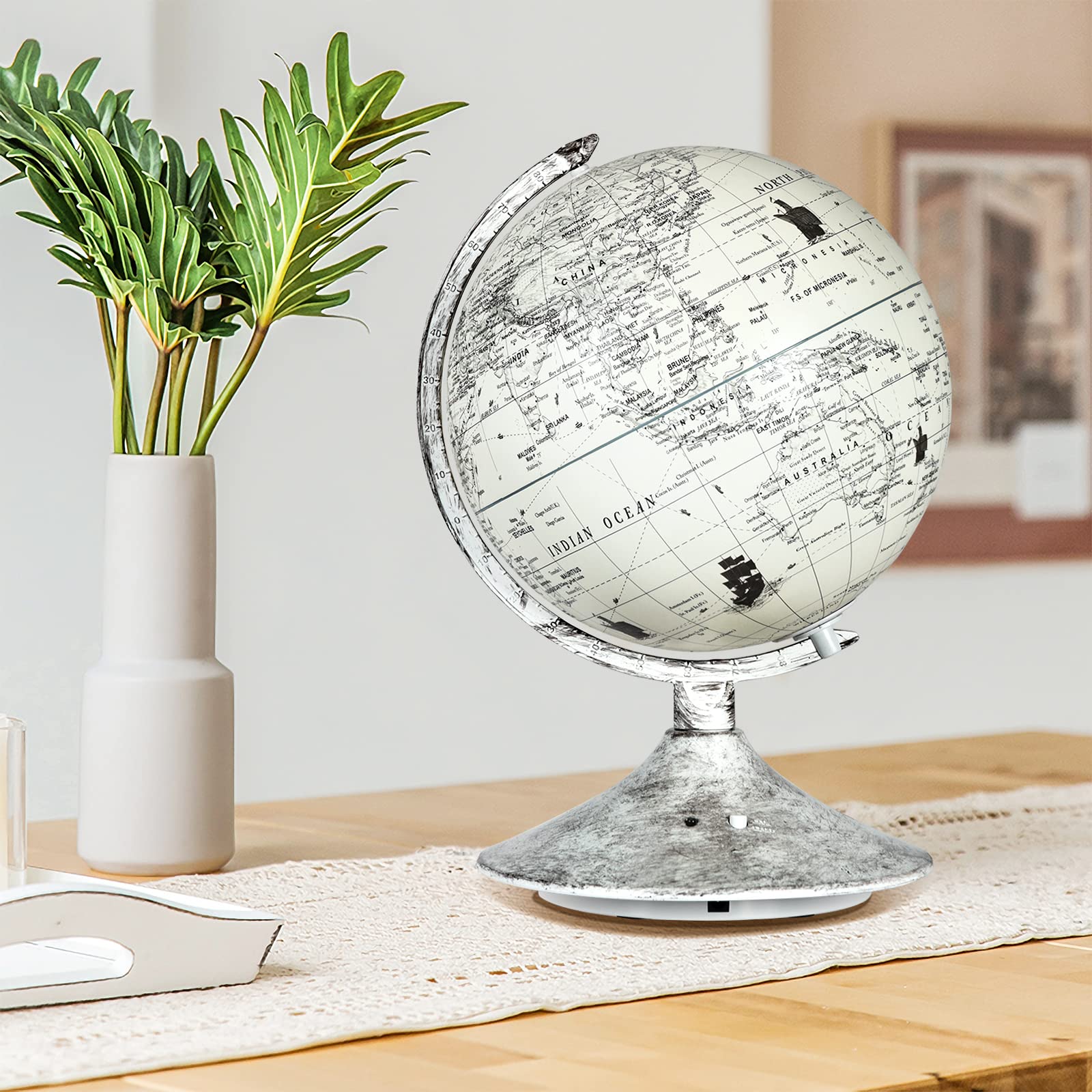 Goplus Illuminated Desktop World Globe 13 3 In 1 Educational ...