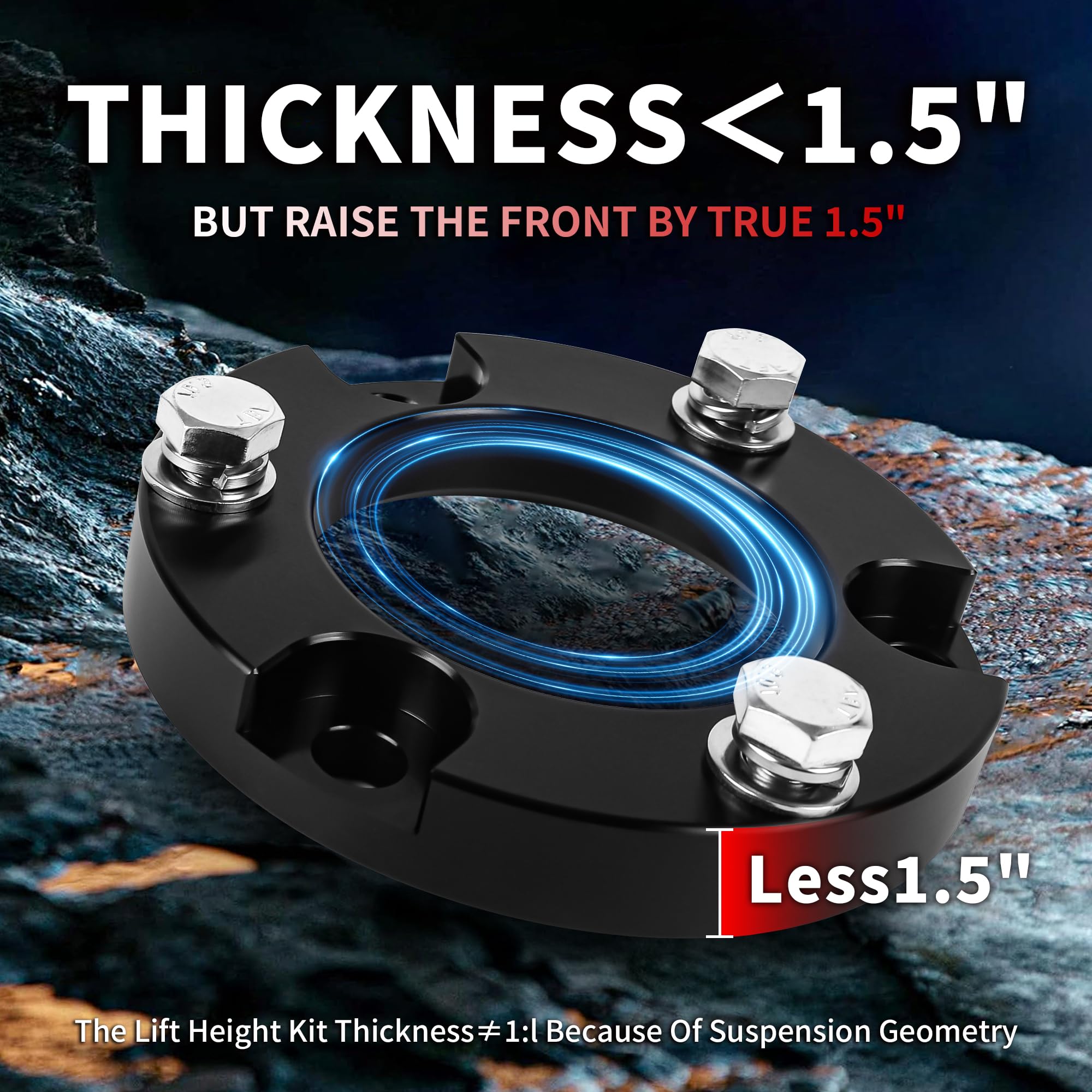 1.5 inch Leveling Lift Kit Compatible with 2005-2024 Tacoma 4 Runner, Leveling Lift Kit Fit for ...